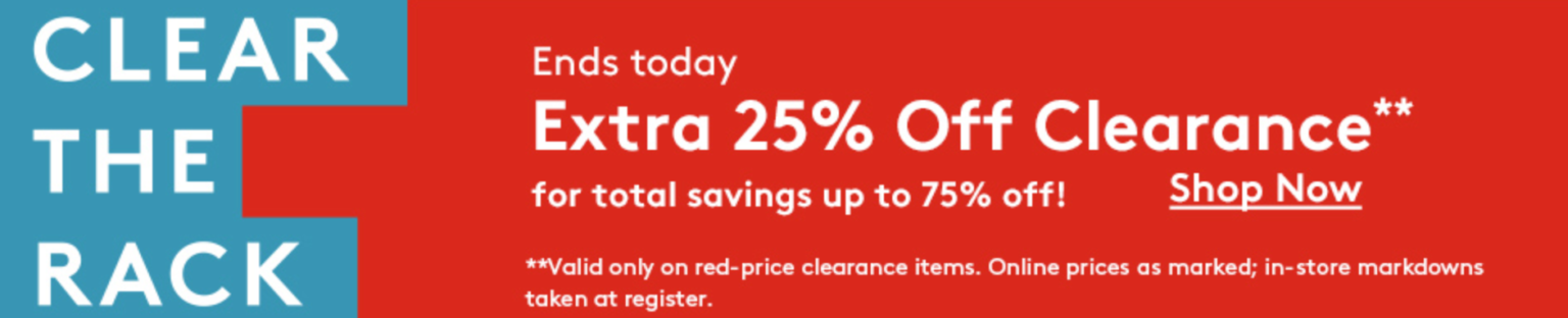 Check Out the Clear the Rack Sale at Nordstrom Rack! Save an EXTRA 25% ...